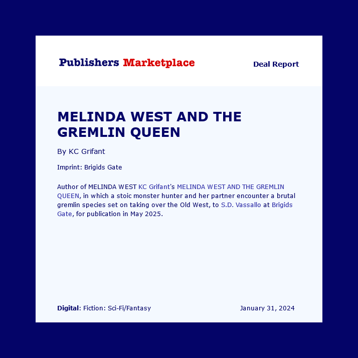 New Book Deal Announcement: Second Weird West Horror Adventure! | KC ...